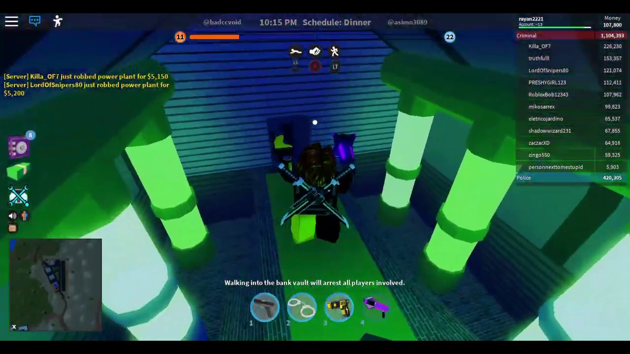 Buying the Force Field gun in jailbreak. - YouTube