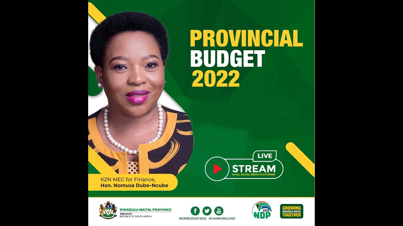 KZN Treasury 2022/23 Budget Speech - YouTube