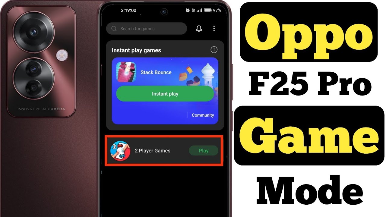 How to use Game Space on Oppo F25 Pro 5G || Oppo F25 Pro 5G me game ...