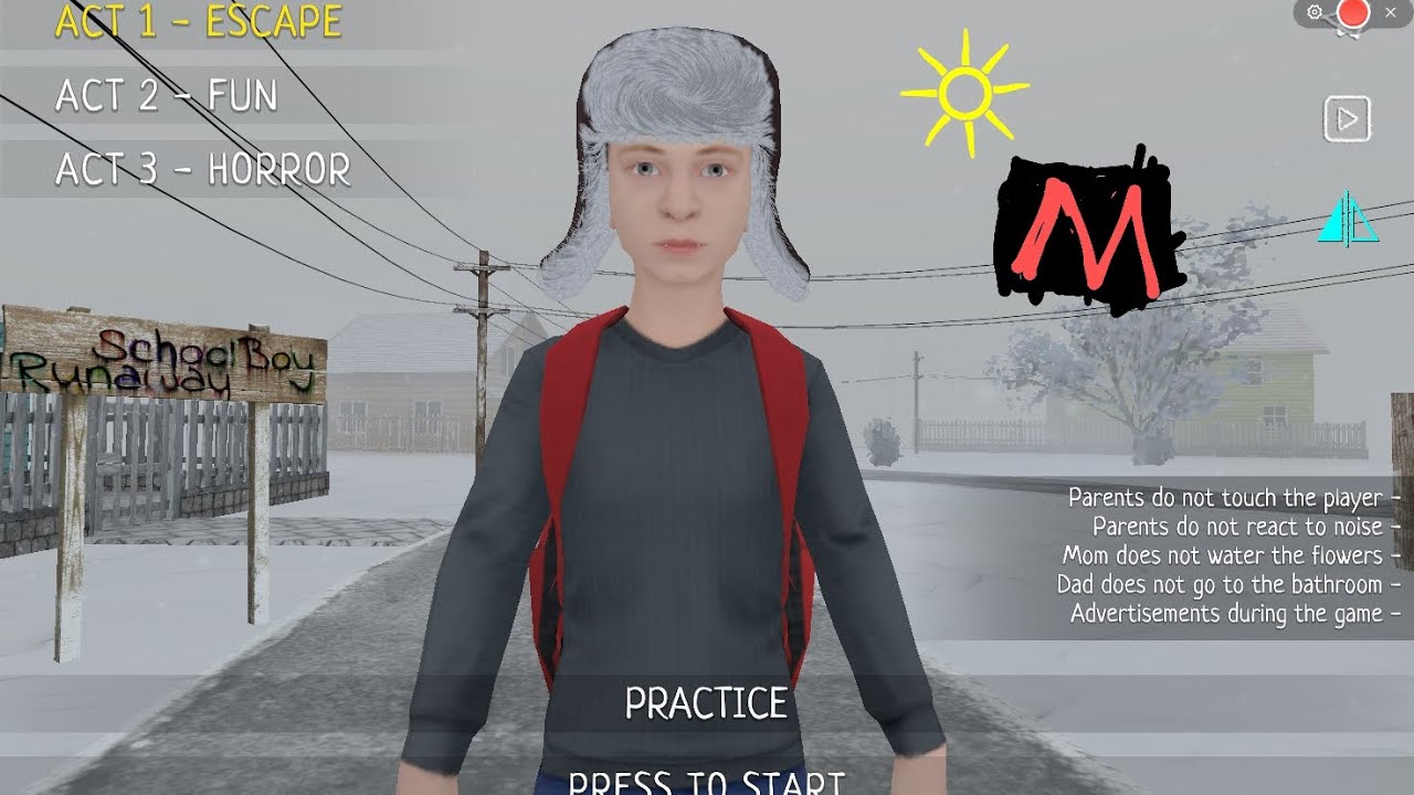 Schoolboy runaway cu menu mod - YouTube