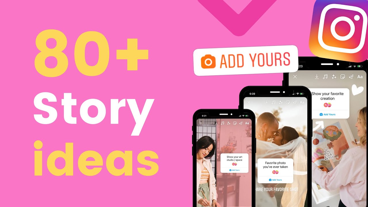80+ PROMPTS & QUESTION ideas using "Add Yours" Insta Story sticker (fun ...