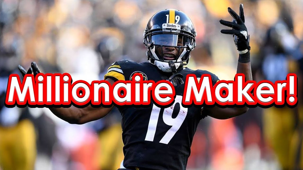 DraftKings Week 17 NFL Millionaire Maker Lineup + FanDuel Picks - YouTube