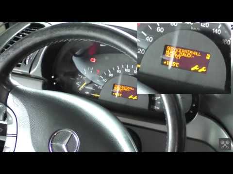 W639 Service Zurcksetzen