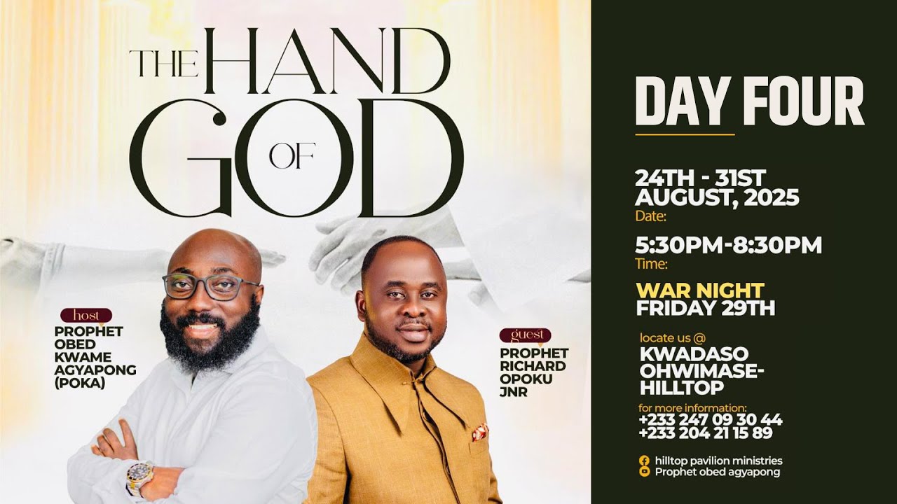 THE HAND OF GOD : DAY 4 - YouTube
