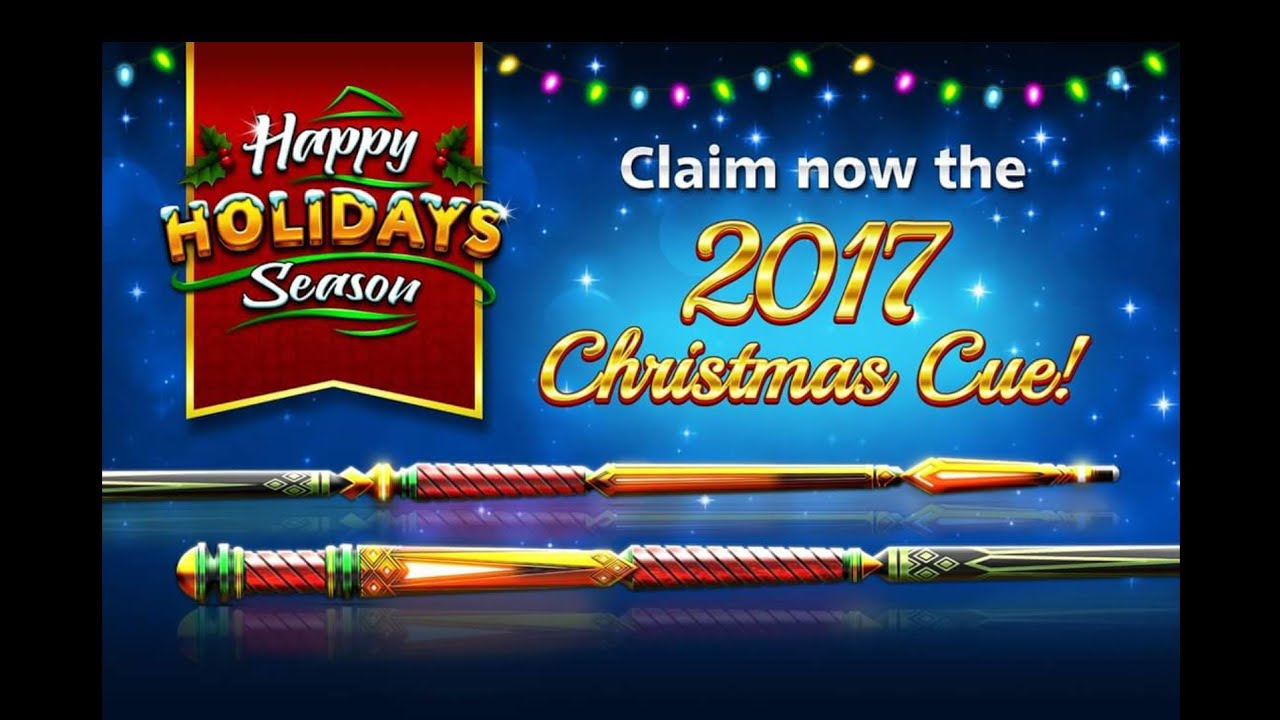 COLLECT FREE 8 BALL POOL CHRISTMAS CUE BEFORE IT EXPIRES!! - YouTube