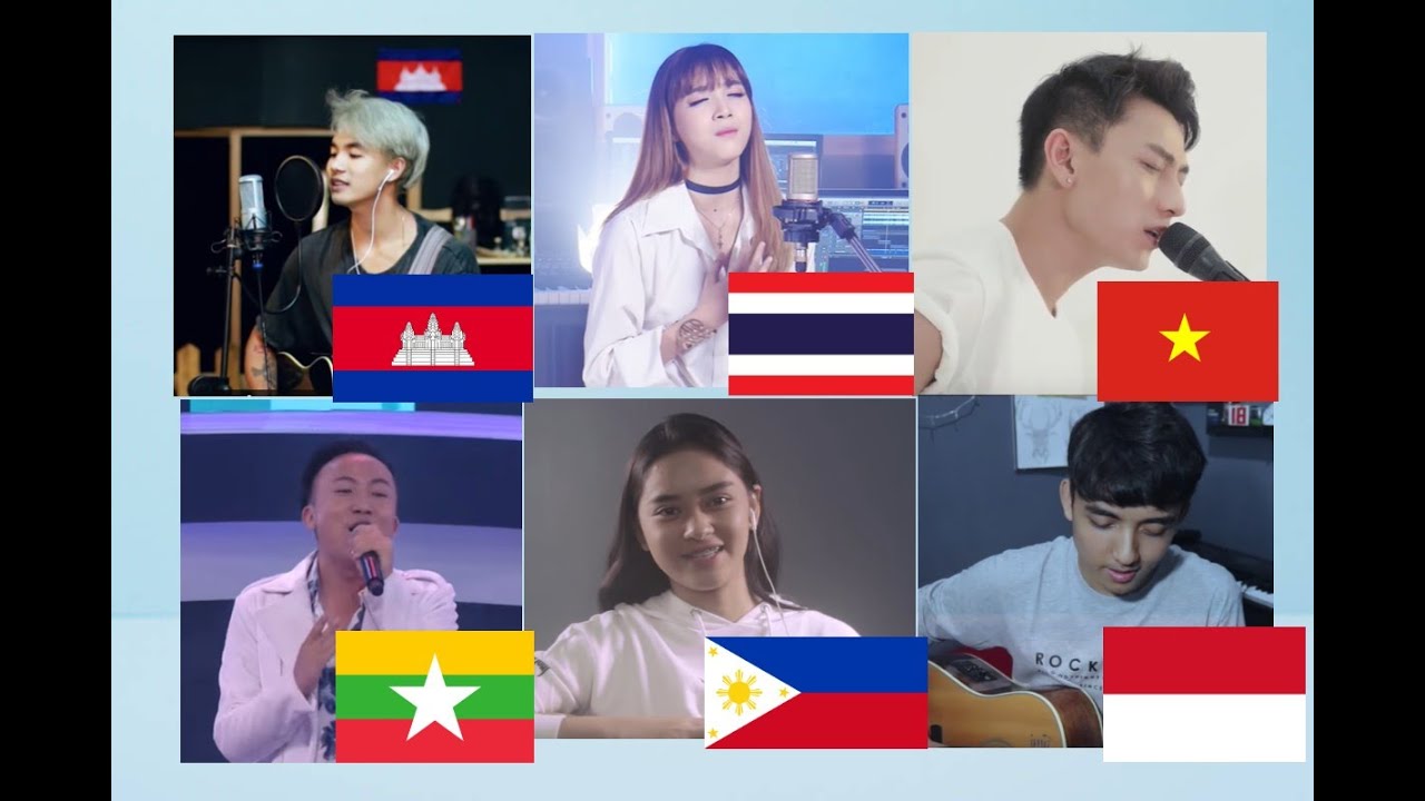 PERFECT : Sing by ASEAN Singer (MYANMAR,THAILAND,INDONESIA,PHILIPHINE ...