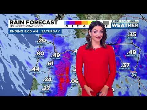 Friday evening FOX 12 weather forecast (10/21) - YouTube