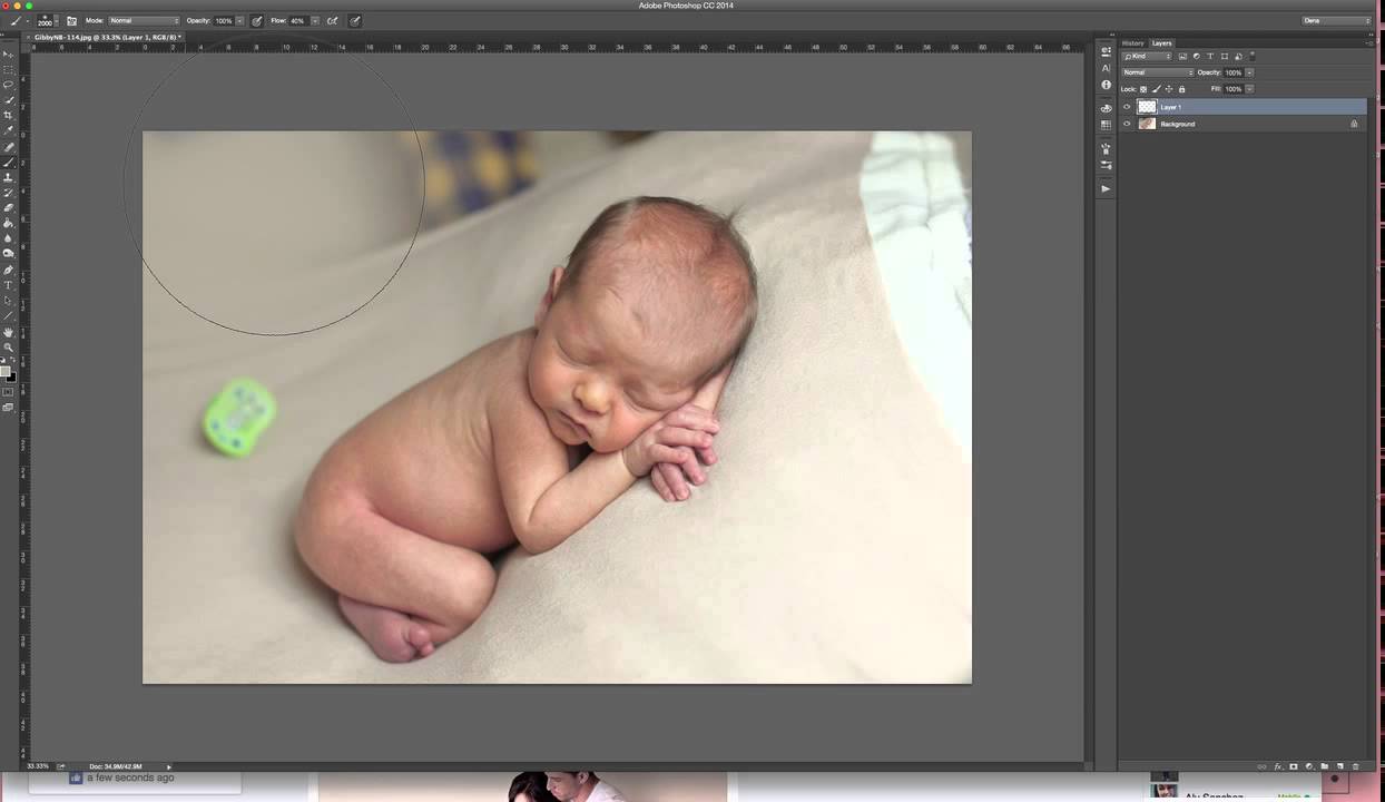 Easy background fade tutorial Photoshop CC - YouTube