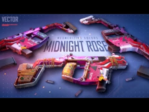 Vector Midnight Rose Upgraded Full Max 🔥 + GIVEAWAY UC 🤑 | PUBG MOBILE ...