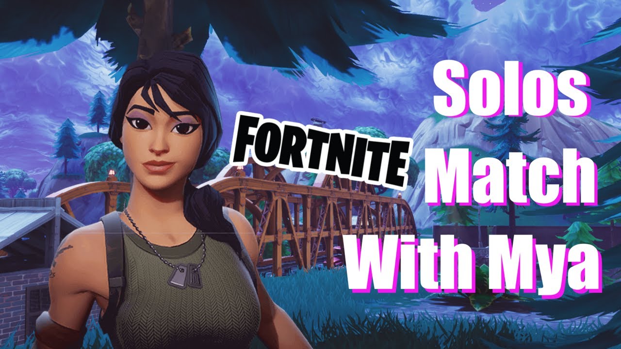 More Fortnite Avatar Elements! Mya Plays Fortnite Solos! - YouTube