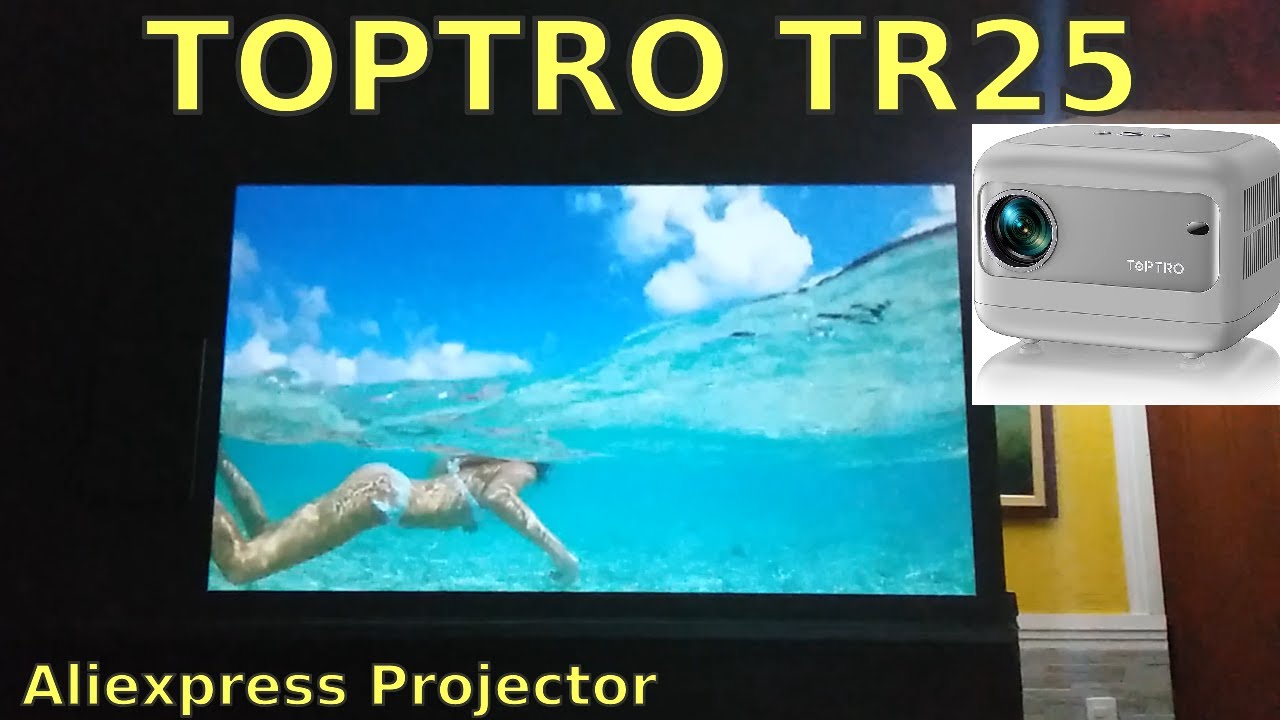 Toptro TR25 Projector - Image Test. - YouTube