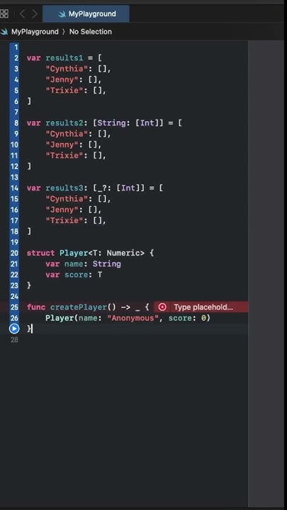 Заполнители типа #programming #coding #swiftlang - YouTube