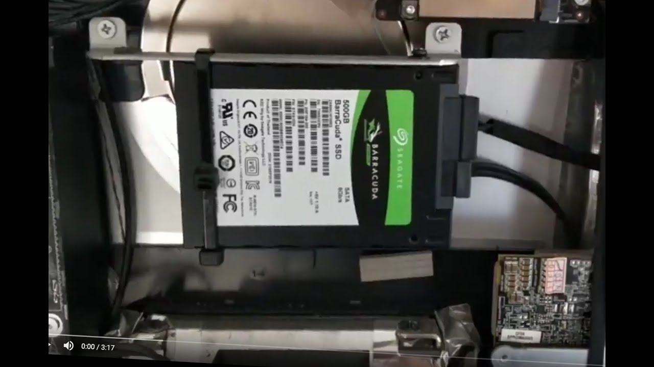 iMac HDD/SSD (drive) upgrade. Don't need any upgrade kit. - YouTube