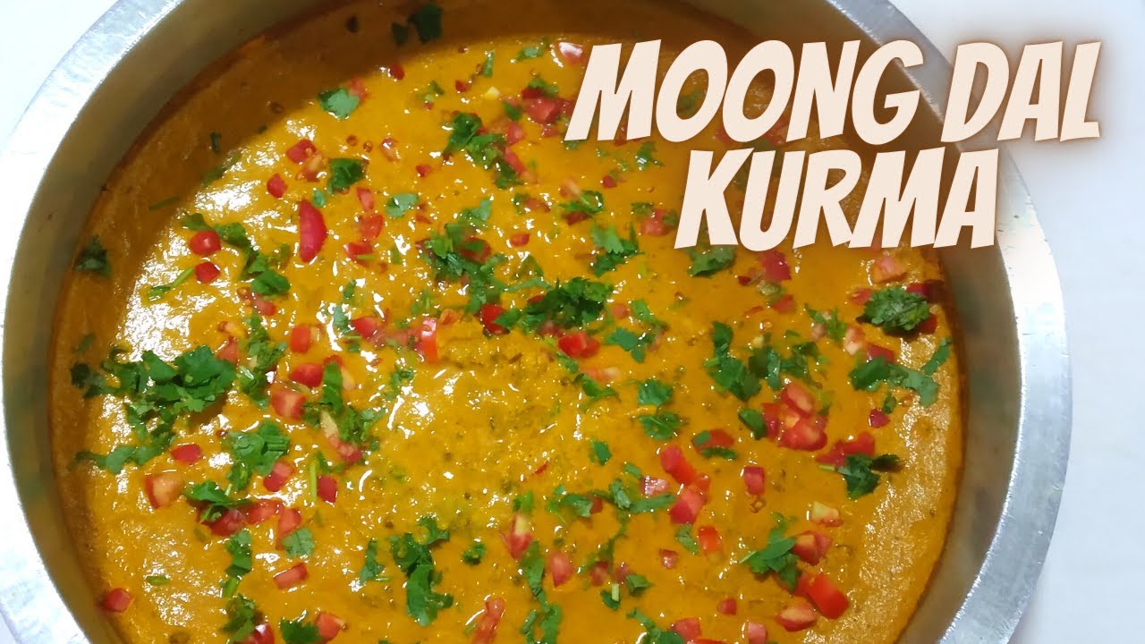 Moong Dal Kurma | Green Gram Sabzi | Cheru Payar Curry Restaurant Style ...