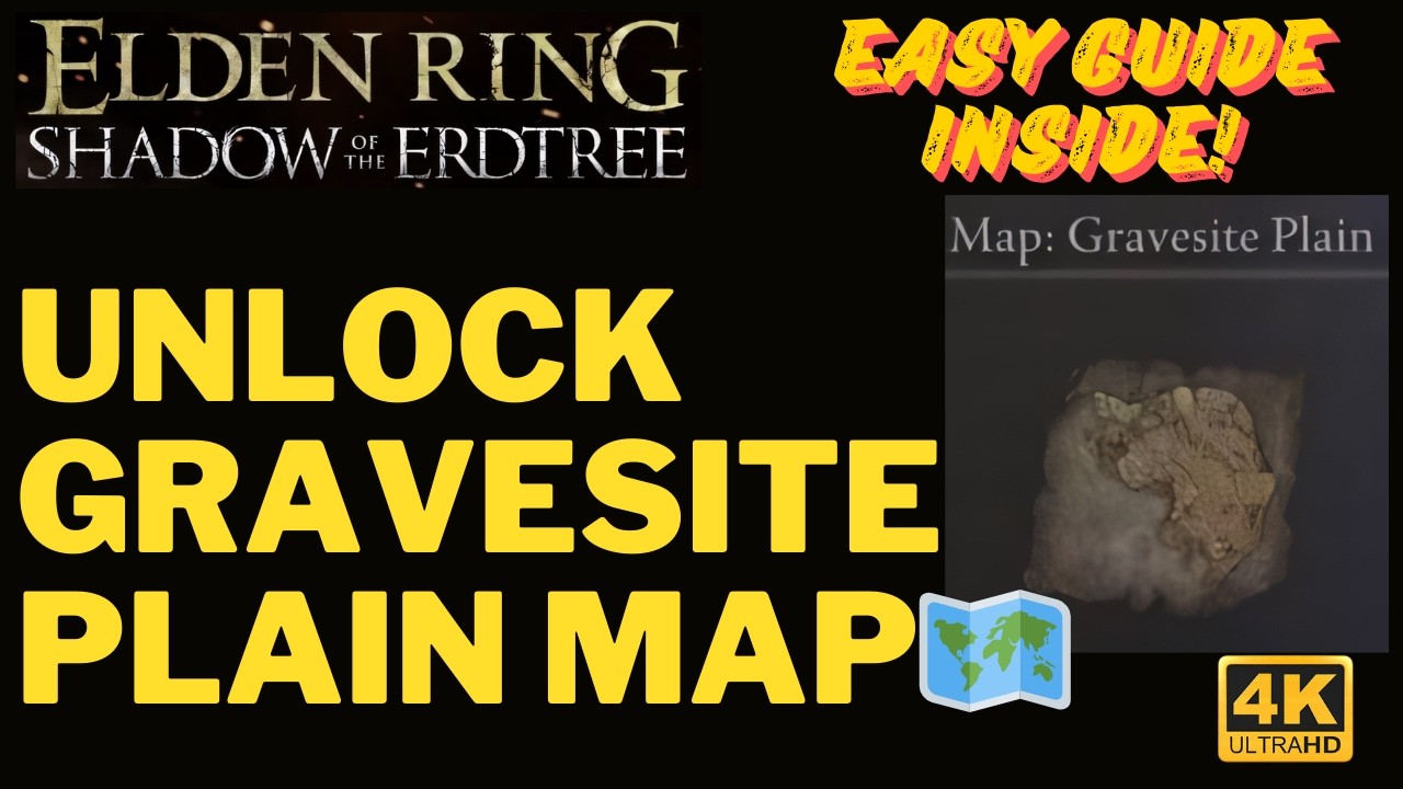 Discover Gravesite Plain Map - Easy Guide | Elden Ring DLC! 🗺️🌟 - YouTube
