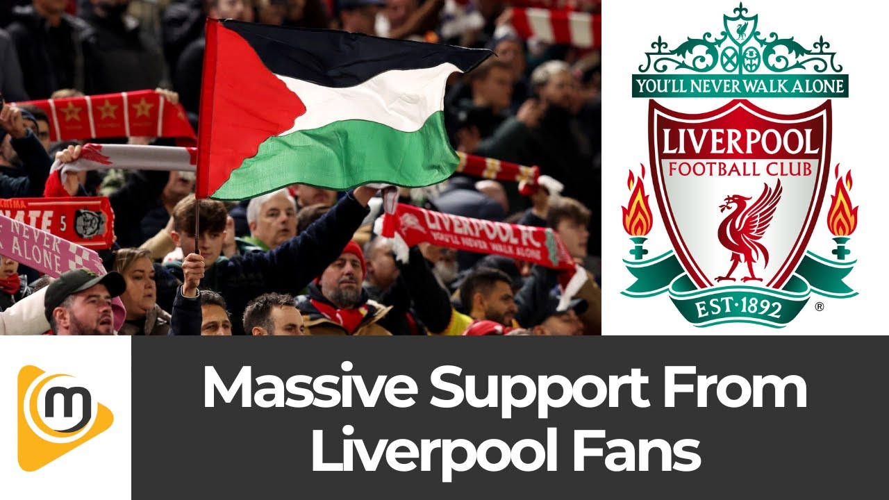 🇵🇸 Liverpool Fans Interrupt 'Moment Of Silence' #palestine #israel ...