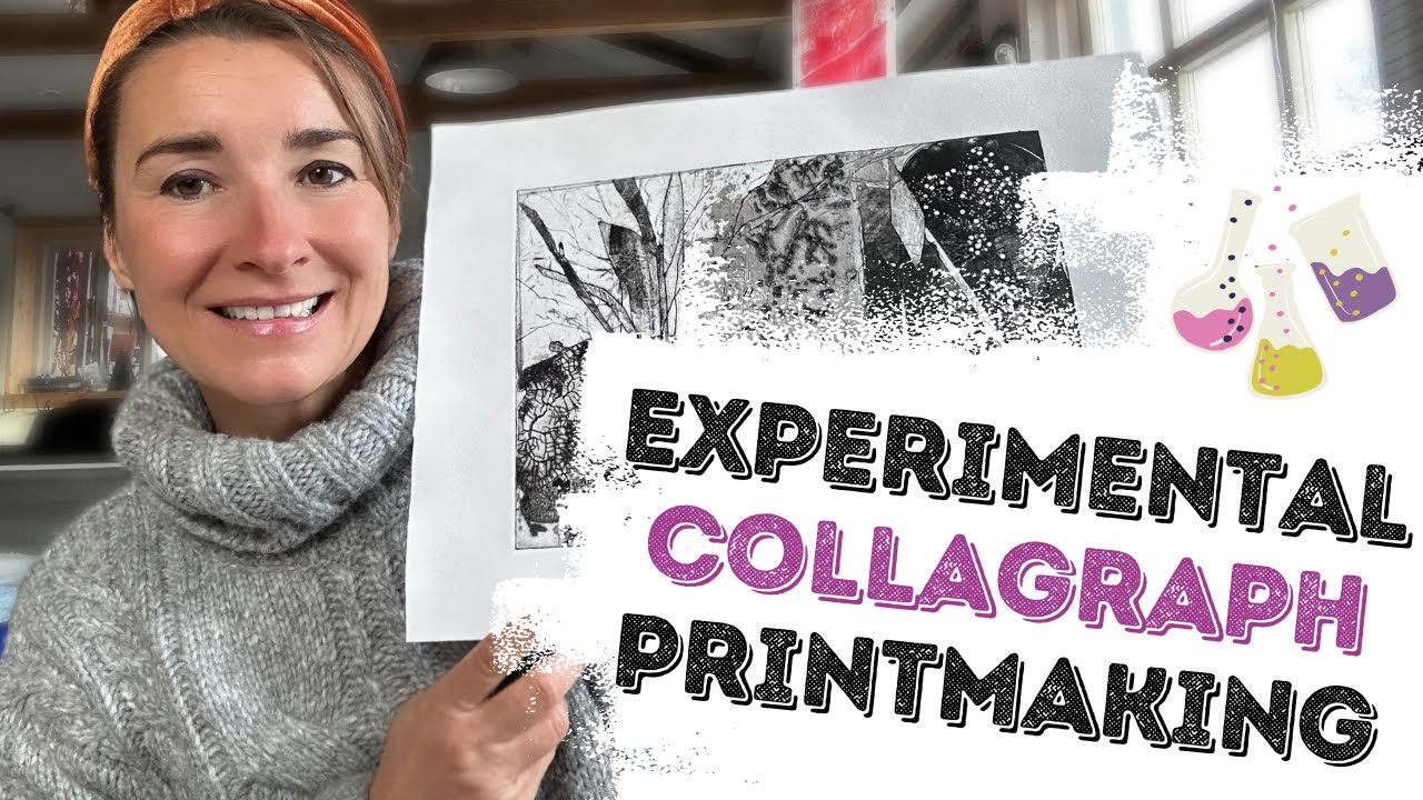 Experimental Collagraph Printmaking - (Part 1) - YouTube