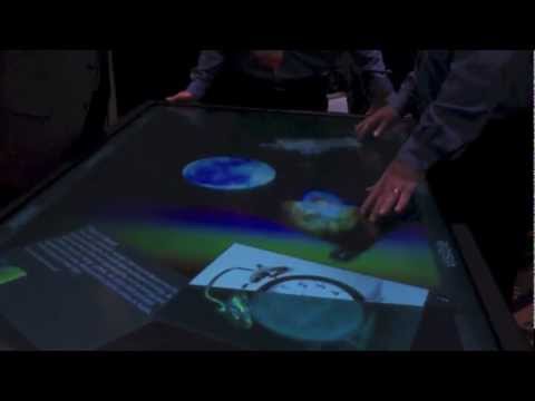 3M Touch Systems 84-inch [Projected Capacitive Display][Hands-on][CES ...