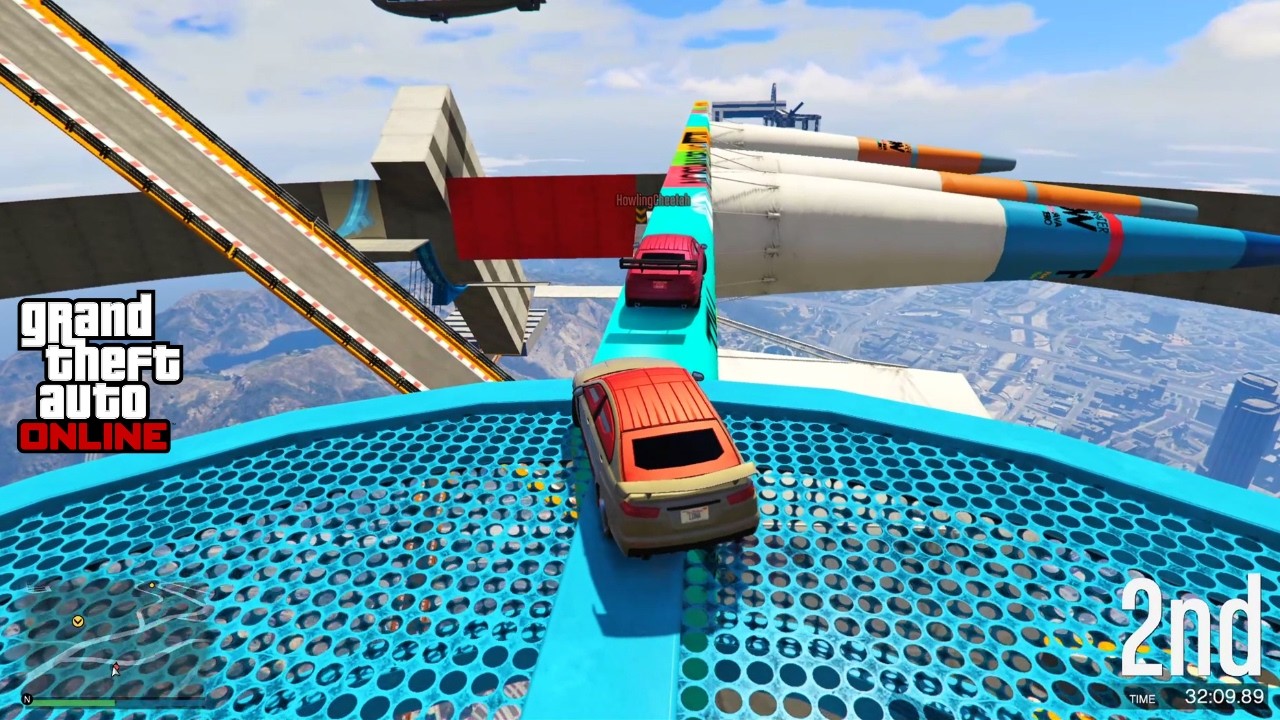 GTA Online you need to try this Kuruma Parkour | Gta Parkour | Stunt ...