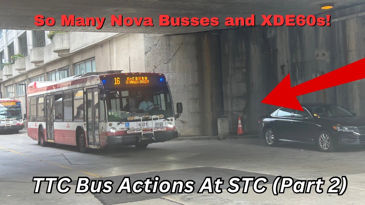 TTC Bus Actions At STC! - YouTube