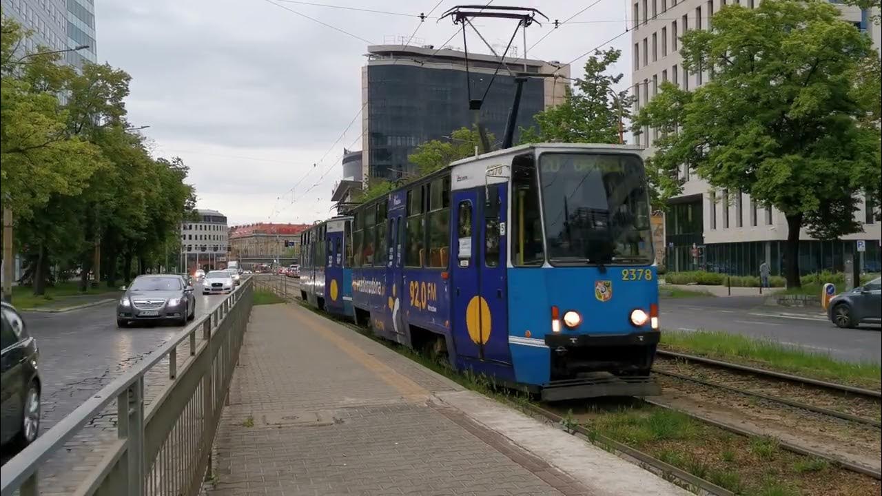 🇵🇱 Trams in Wrocław / MPK Wrocław Konstal 105Na Tram (2020) Passenger Service - YouTube