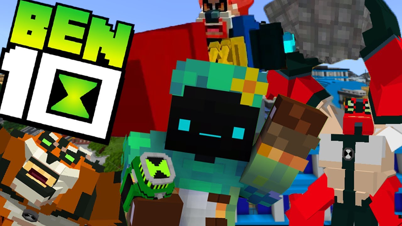 Minecraft MAIS je suis le nouveau BEN 10 ! (BEN 10 DLC) - YouTube