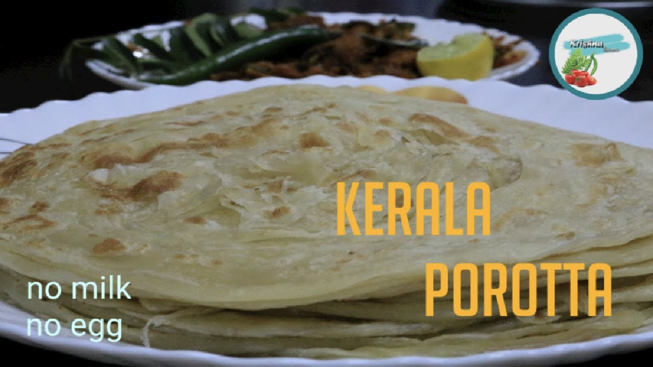 Kerala Porotta l How To Make Layered Soft Porotta Without Egg& Milk l ...