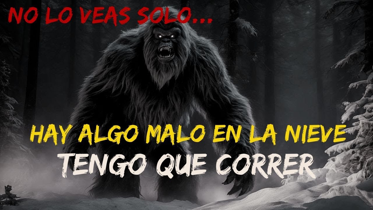 HAY ALGO MALO EN LA NIEVE / Mi encuentro con Pie Grande | NS PARANORMAL ...