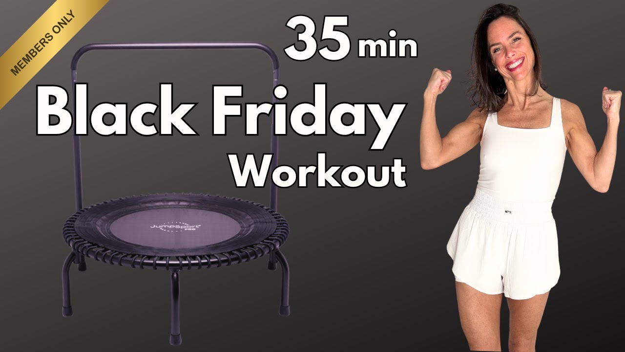 35-Min Black Friday Bounce 🔥 Members-Only Rebounding Workout | Back ...