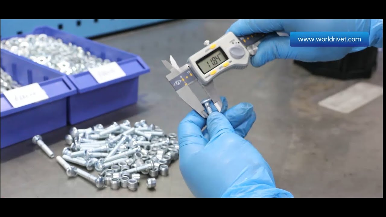 Lockbolt Rivet - Testing for Rivmate Lockbolt SLBP64155 Size 6.4x15.5 ...