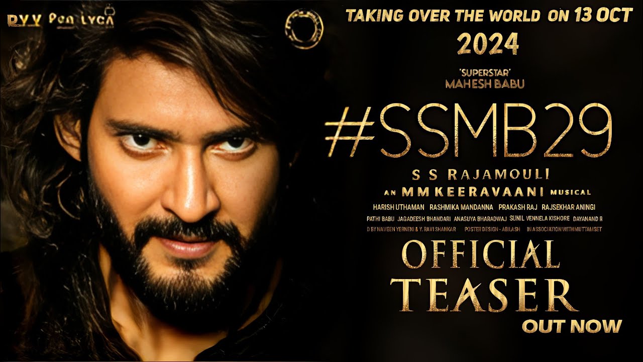 #SSMB29 - Mahesh Babu Intro First Look Teaser|#SSMB29 Official Teaser|# ...