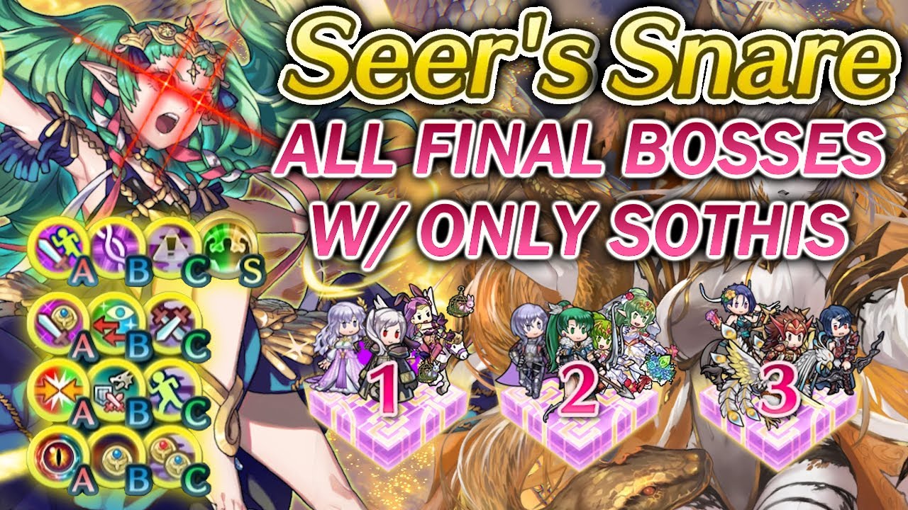 Sothis Solo Vs. ALL Seers Snare final bosses (Advanced) - YouTube