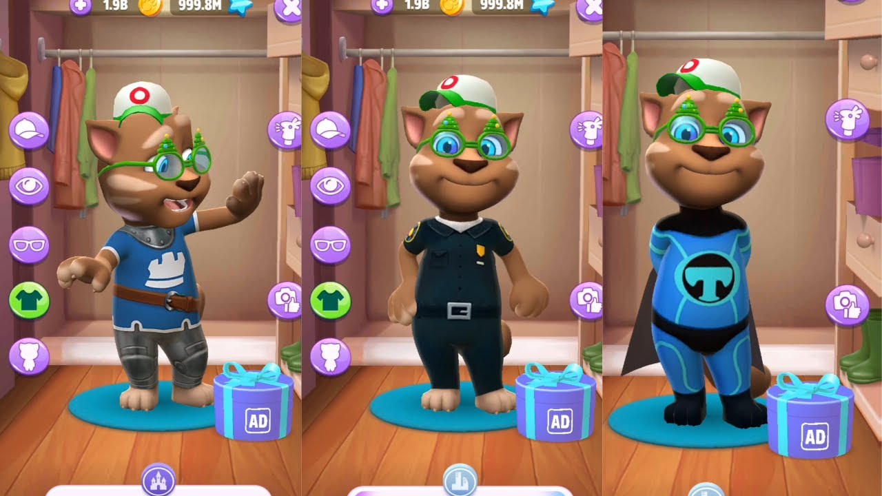 Tom 2 buy all new dress 🥻👗#talkingtom2 - YouTube