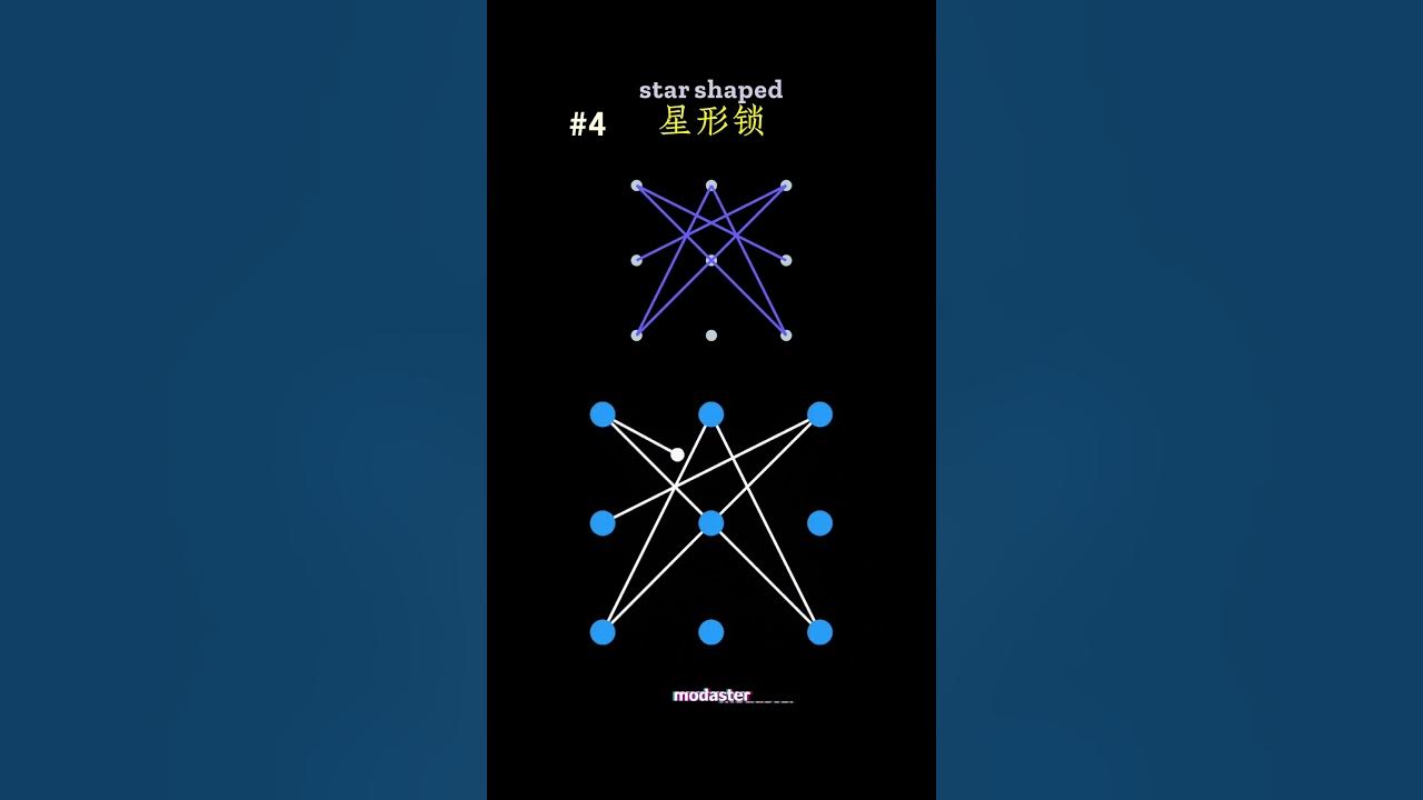 Phone Patterns E2 - Star - Android Pattern Lock Style 手机图案密码 图形锁 - YouTube