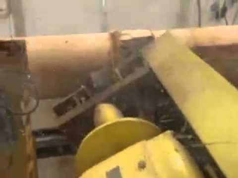 World's largest wooden lathe - YouTube