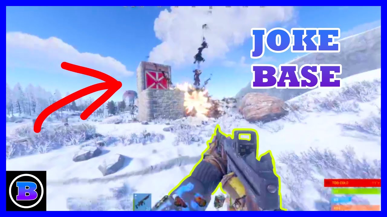 I Raided Their Snow Base...#Rust - YouTube