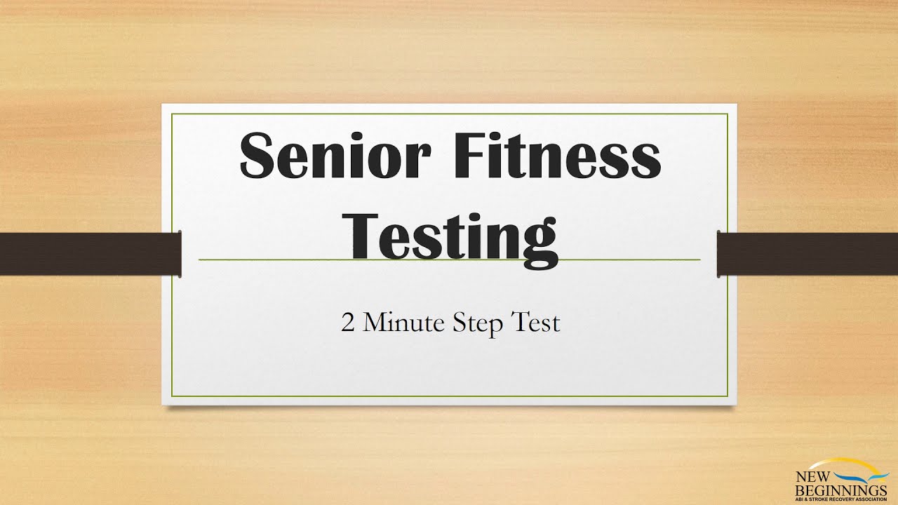 Fitness Testing - 2 Minute Step Test - YouTube