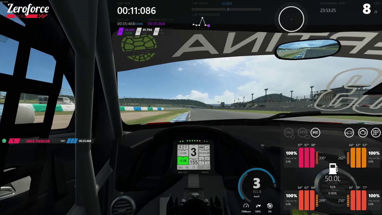 New Zeroforce HUD for Raceroom - YouTube