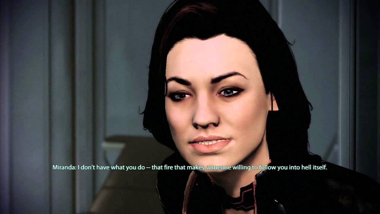 ME2 Miranda Lawson Romance Part 2 - YouTube