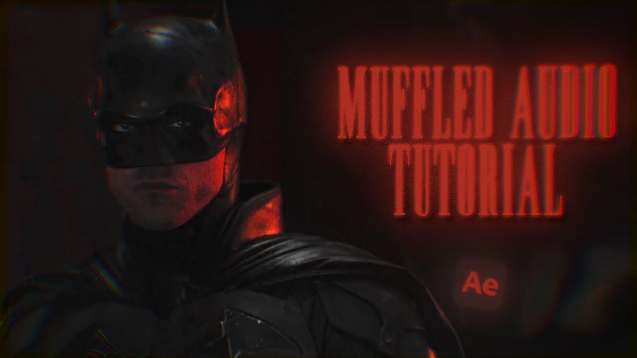 Muffled Audio For Edits | After Effects Tutorial - YouTube