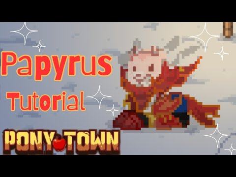 Ponytown Tutorial - How To Make Papyrus! #ponytown #boost #papyrus #undertale #ponytowntutorial ...