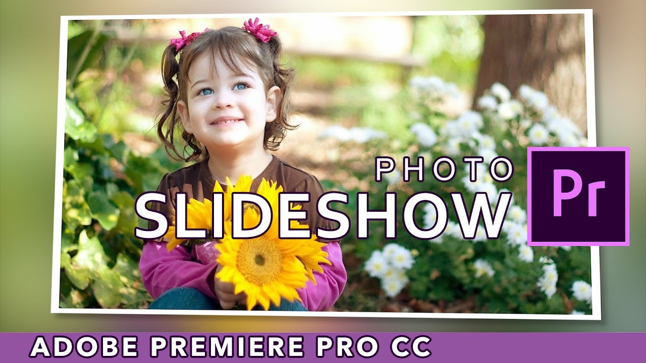 How to Create a Simple and Professional Slideshow in Premiere Pro - YouTube