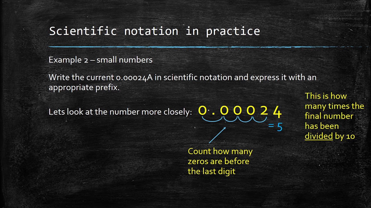 Units, Prefixes and Scientific Notation - YouTube