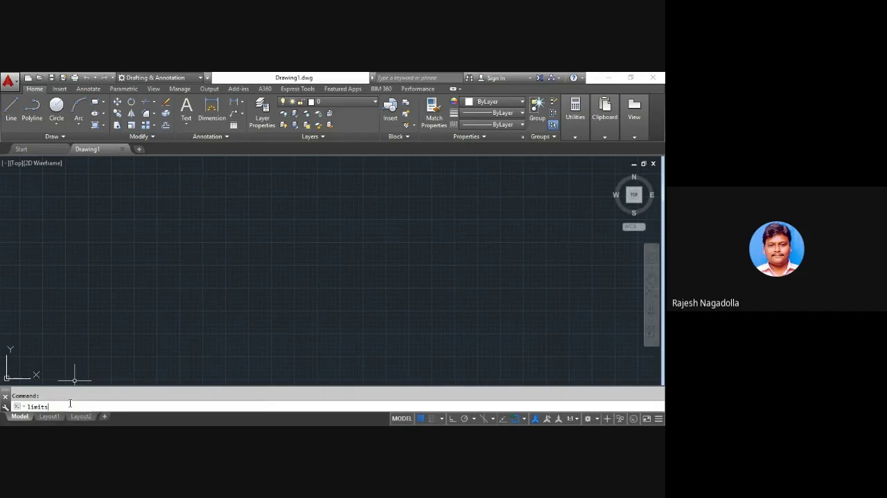 Set Limits in AutoCAD - YouTube
