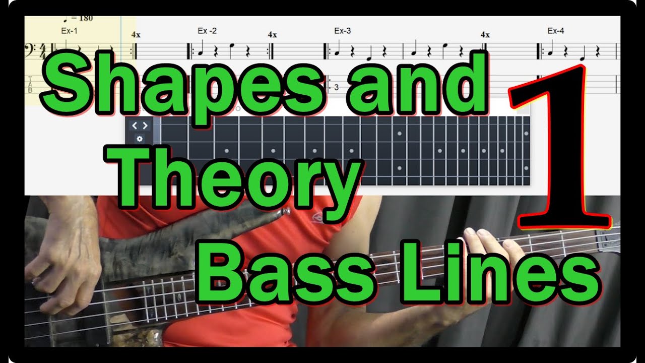 Shapes and Theory Bass Lines - YouTube