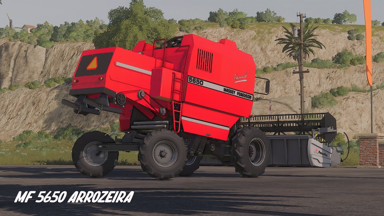 APRESENTAÇAO MASSEY FERGUSON 5650 ARROZEIRA FS 19 - RICE MODDING - YouTube