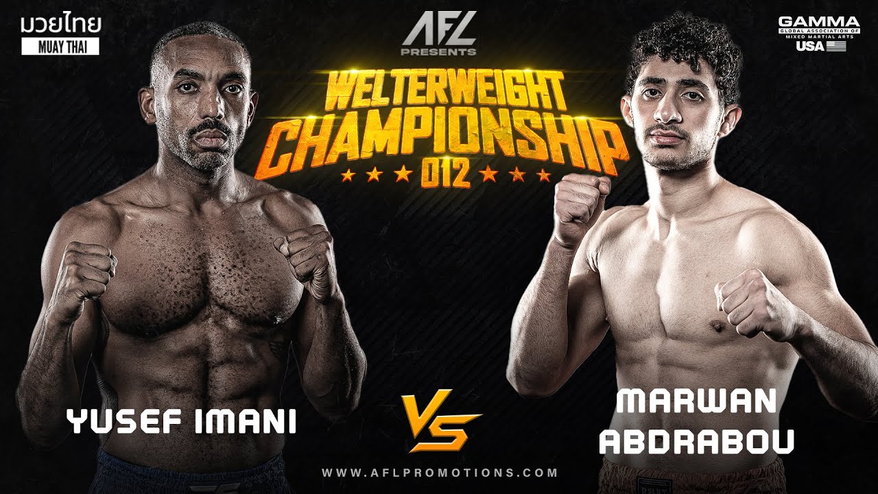 Yusef Imani vs Marwan Abdrabou Full Fight | AFL Promotions | Muay Thai ...