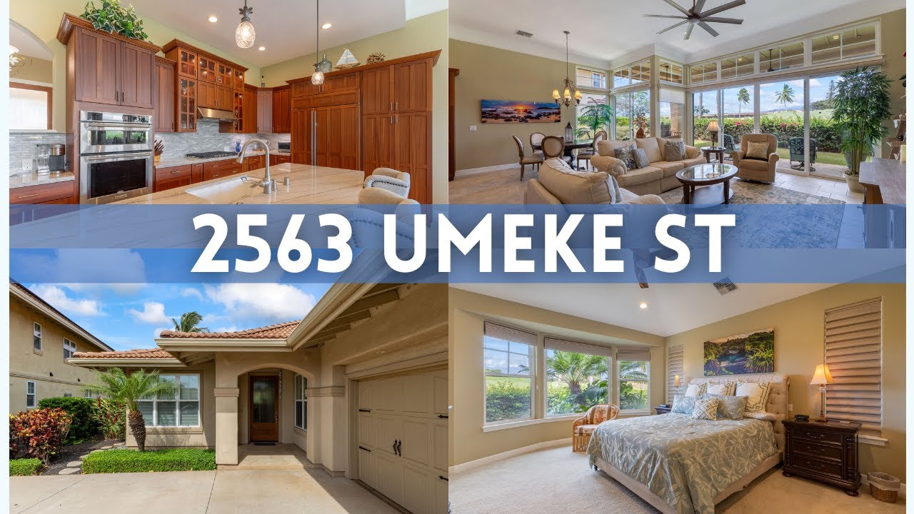 2563 Umeke St - Discover Luxury Living In Hokulani Golf Villas - YouTube