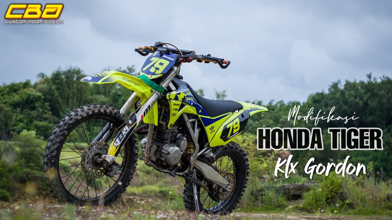 Klx gordon mesin tiger | CBA custom modification - YouTube