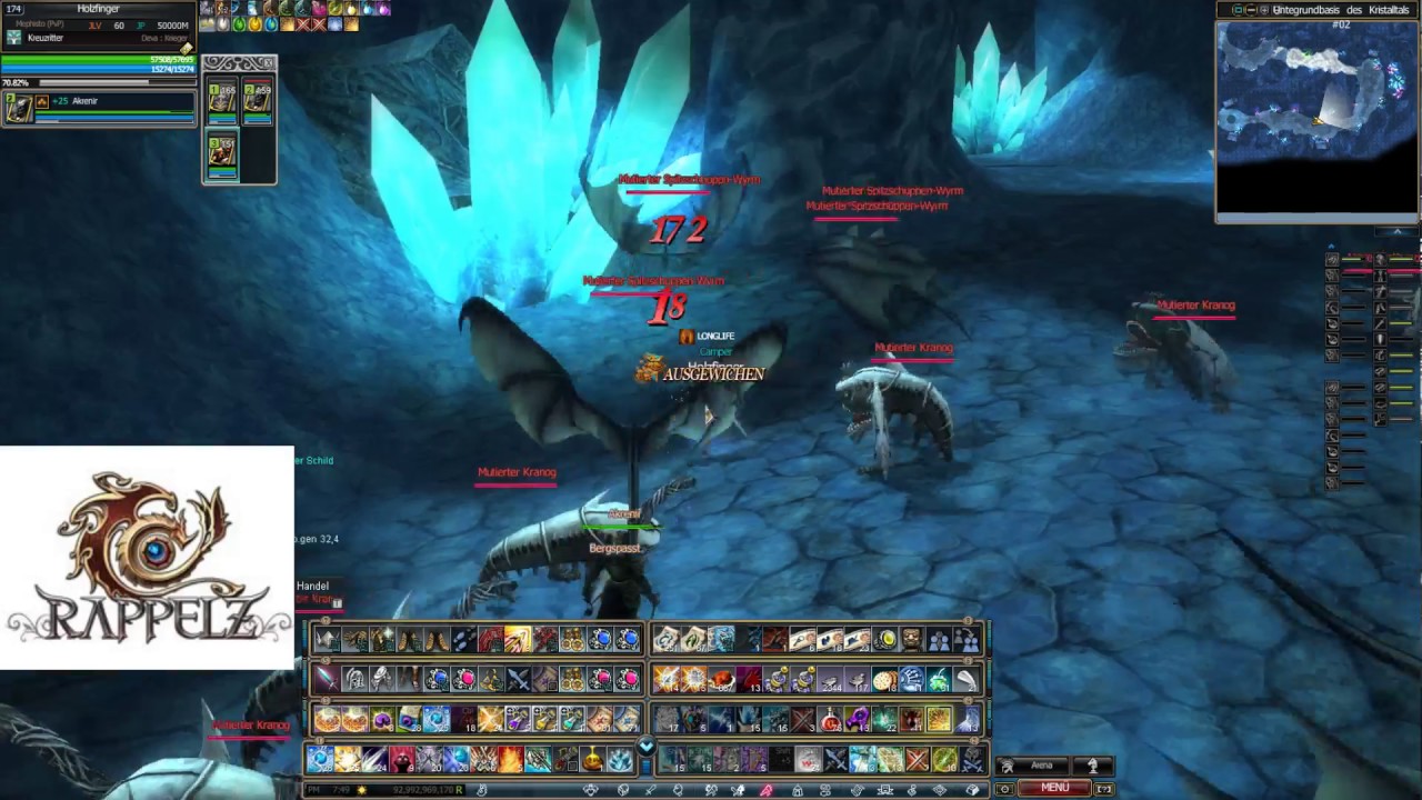 Rappelz All/alle Underground/untergrund dungeons UG (╯° °）╯︵ ┻━┻ - YouTube